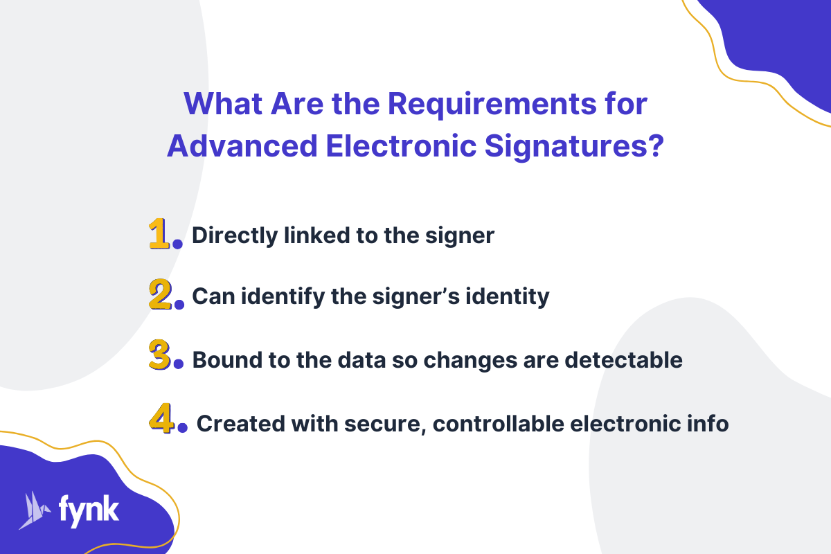 What is Advanced Electronic Signature (AES)? | fynk